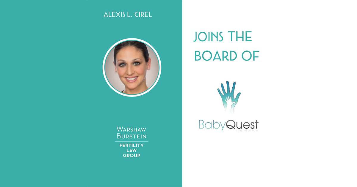 Warshaw Burstein LLP | Alexis Cirel Named to Baby Quest Foundation ...