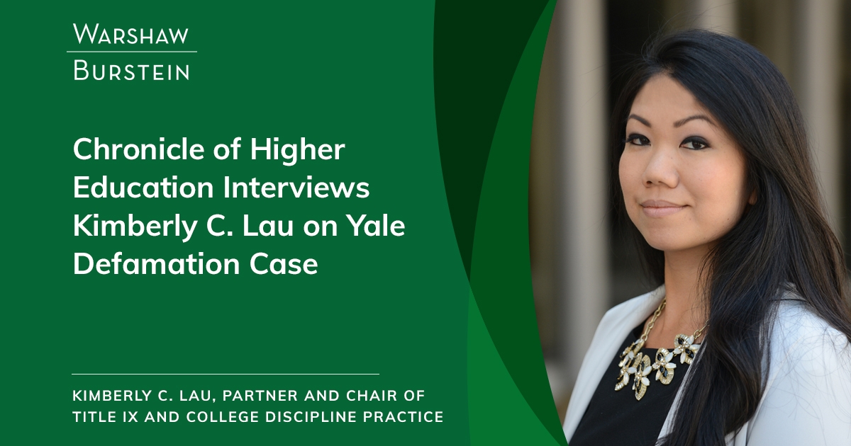 Warshaw Burstein LLP | Chronicle of Higher Education Interviews ...